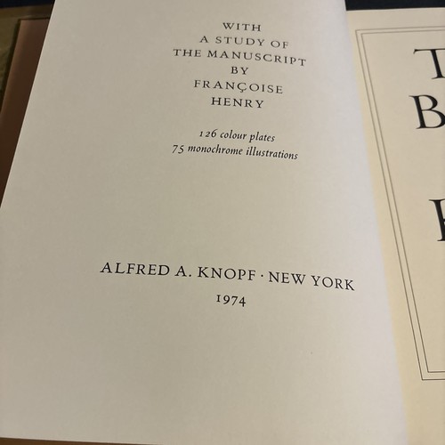 *VINTAGE* The Book of Kells, Henry, w/Slipcase, 1974 First American Ed ...