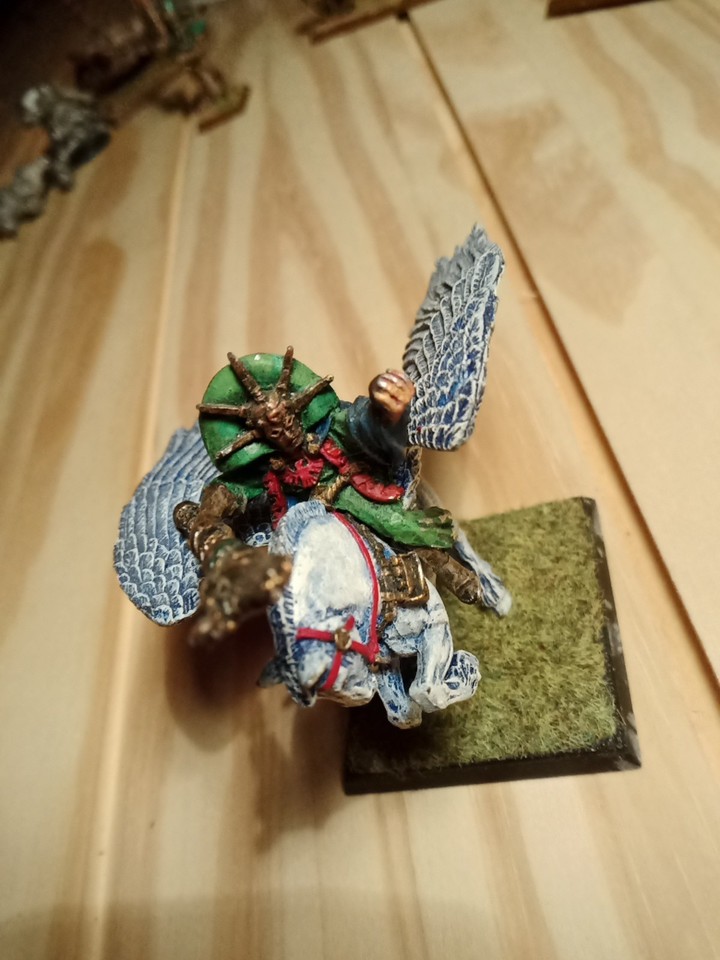 Warhammer Empire Balthasar Gelt Wizard On Pegasus Metal Figure | eBay UK