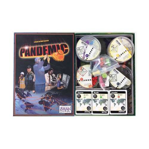 Z-Man Board Games Pandemic (1st Ed) w/On the Brink Expansion (One Box ...