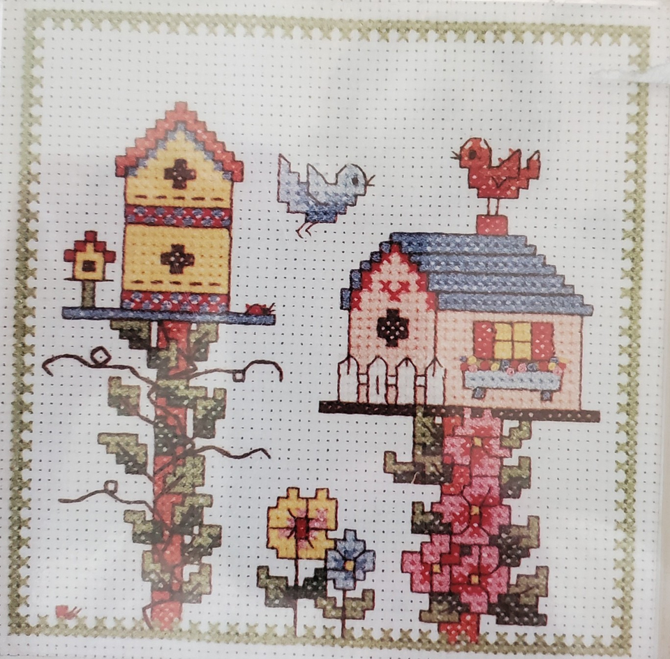 MCG Textiles Birdhouse hotplate kit-material, floss, pattern ...