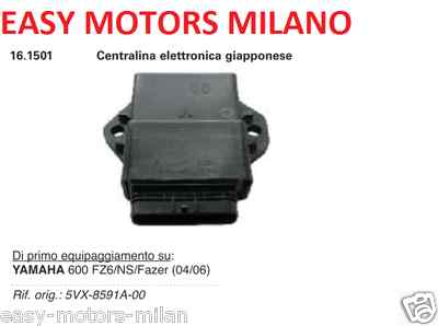 Ref. 5VX-8591A-00 - 161501 ECU Yamaha 600 FZ6 NS Fazer 2004/2006 | eBay UK