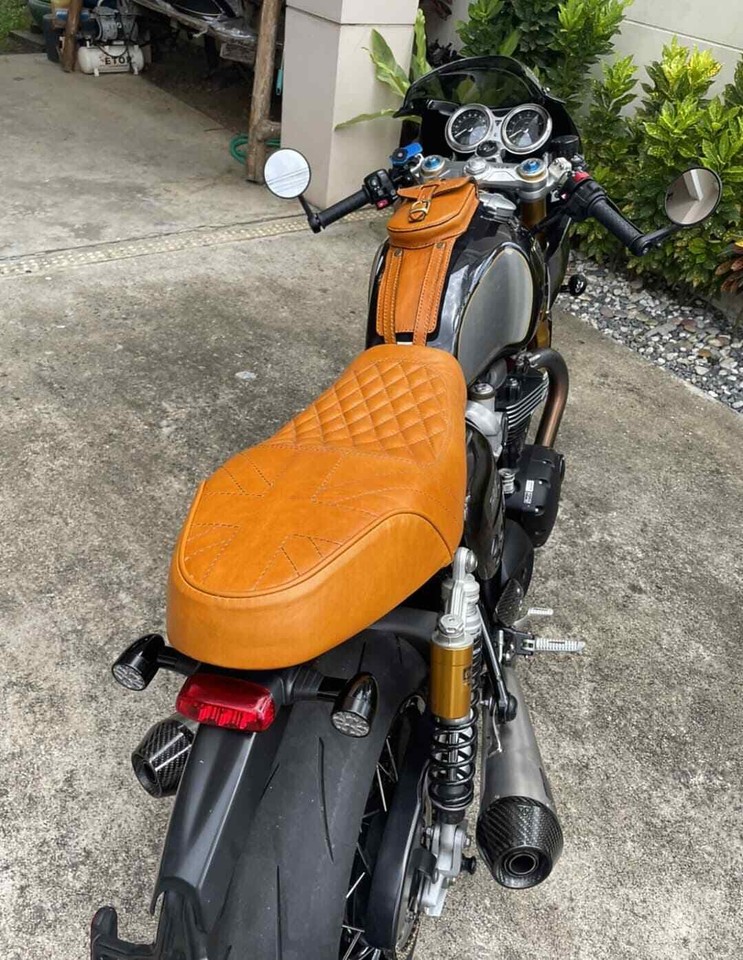 TRIUMPH Thruxton (R) SEAT(Real Leather) for THRUXTON 1200 RS (2017 to ...