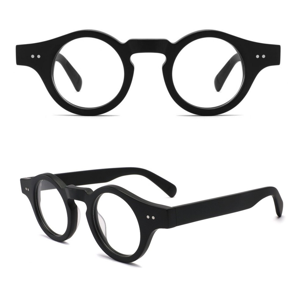 Retro Small Round Acetate Reading Eyeglasses Frames Men Women Hand Made ...
