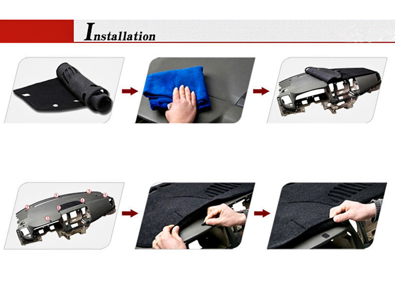 For 2003 - 2008 Infiniti FX35 FX45 FX50 Dashmat Dashboard Cover Dash ...