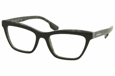 Burberry Men's Eyeglasses BE2309 BE/2309 3829 Black/Charcoal Optical ...