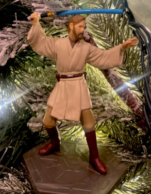 2025 Obi-Wan Kenob Star Wars Christmas Tree Ornament Jedi Master New | eBay