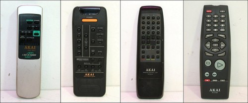 Assorted AKAI TV CD VHS VCR HiFi Remote Controls | eBay Australia