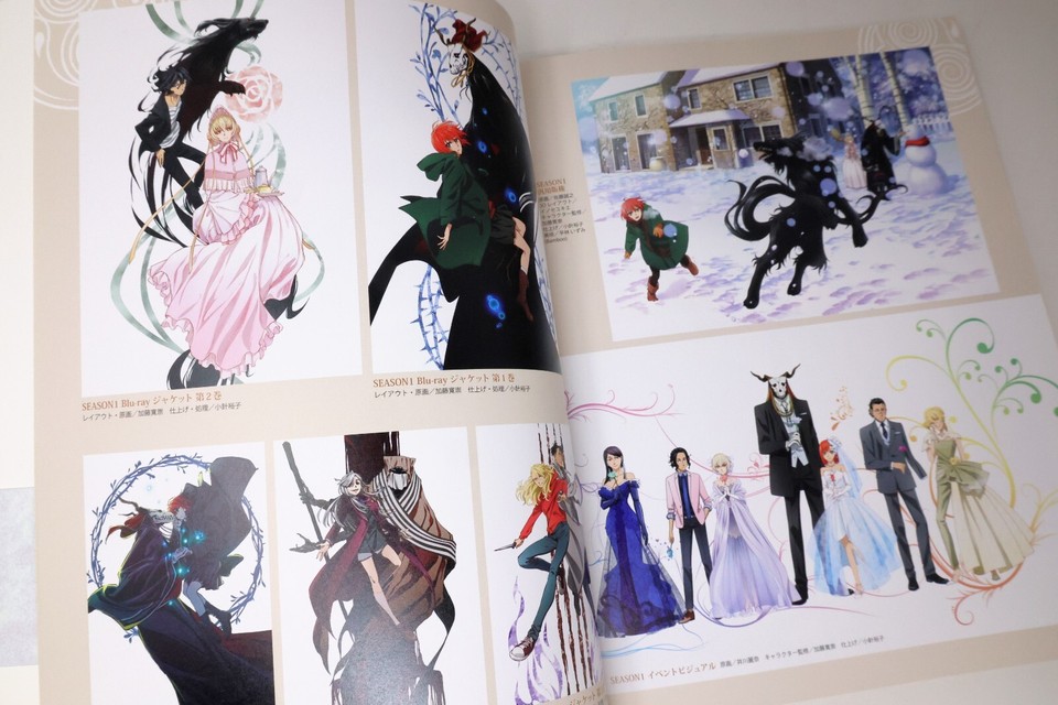The Ancient Magus Bride Official Art Book Anime Japanese Mahoutsukai no ...