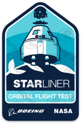 NASA Starliner Commercial Crew Orbital Flight Test 1 Sticker | eBay