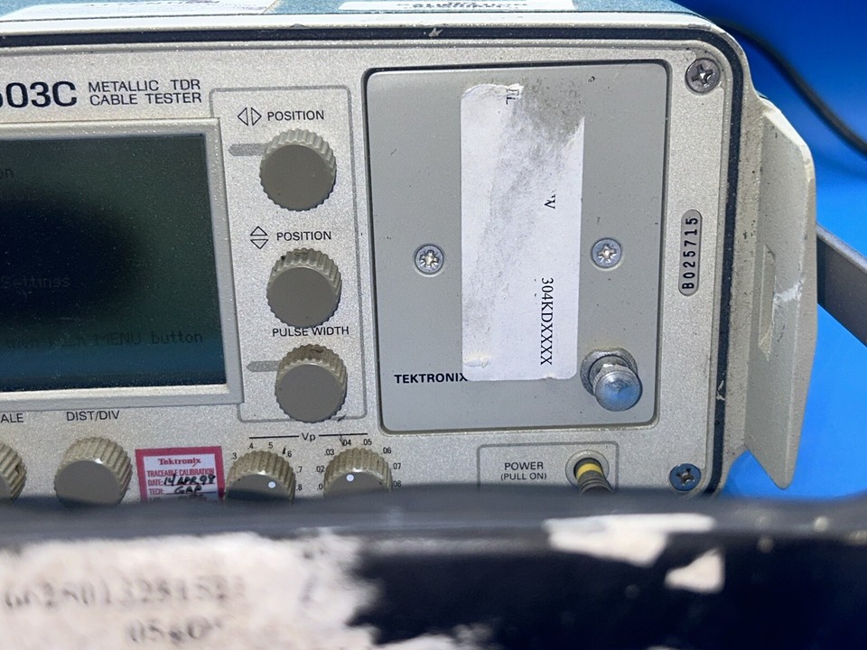 TEKTRONIX 1503C METALLIC TDR CABLE TESTER "DARK SPOT ON SCREEN" | eBay