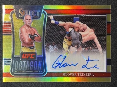 2022 Panini UFC Select GLOVER TEIXEIRA Octagon Action Signatures/10 | eBay