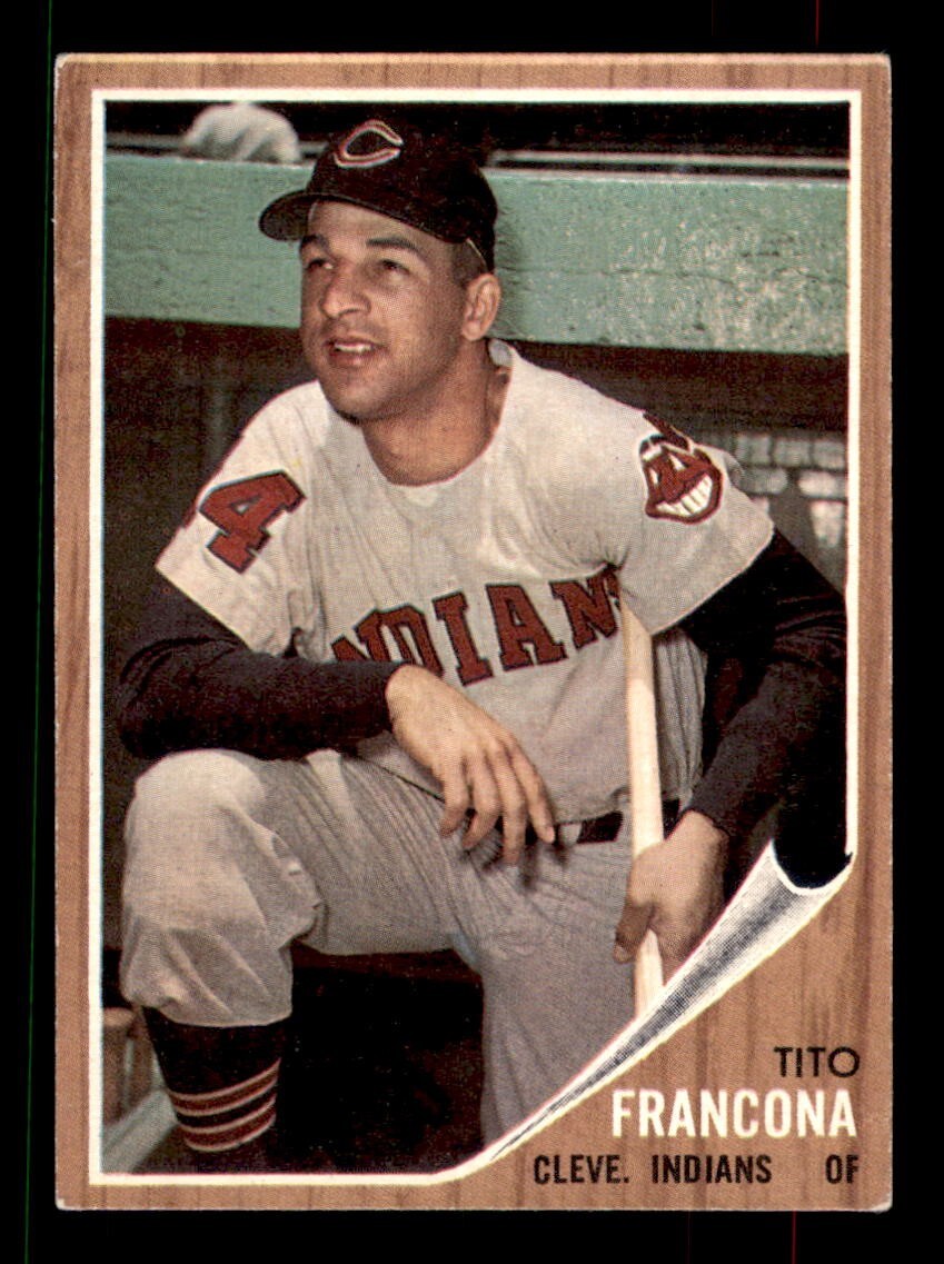 1962 Topps Baseball #97 Tito Francona VG/EX *e1 | eBay