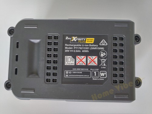 NEW GENUINE XFINITY PLUS 20V 2.0Ah LI-ION BATTERY ~ FOR ALDI WORKZONE ...