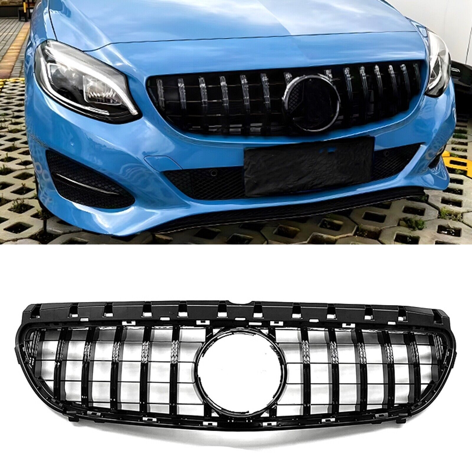 For Mercedes Benz B-Class W246 B180 B250 2015-2019 Front Bumper Grille ...