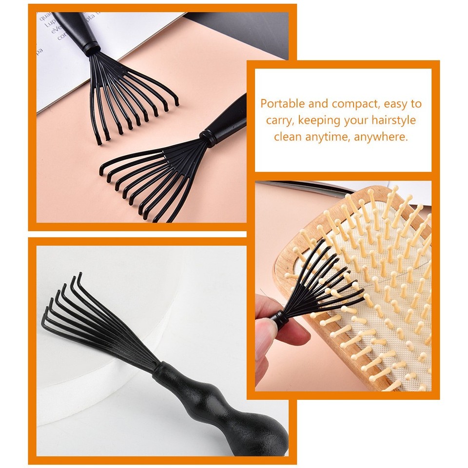 4 Pcs Comb Cleaner Brush Detangling Combs Head Scrubber for Washing ...