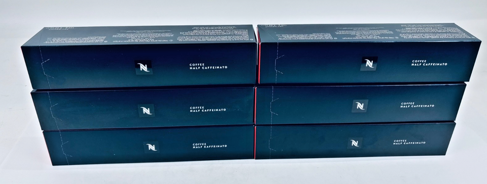 Nespresso 6 Pack Vertuo Half Caffeinato Mild Roast 60ct Pods. Read | eBay