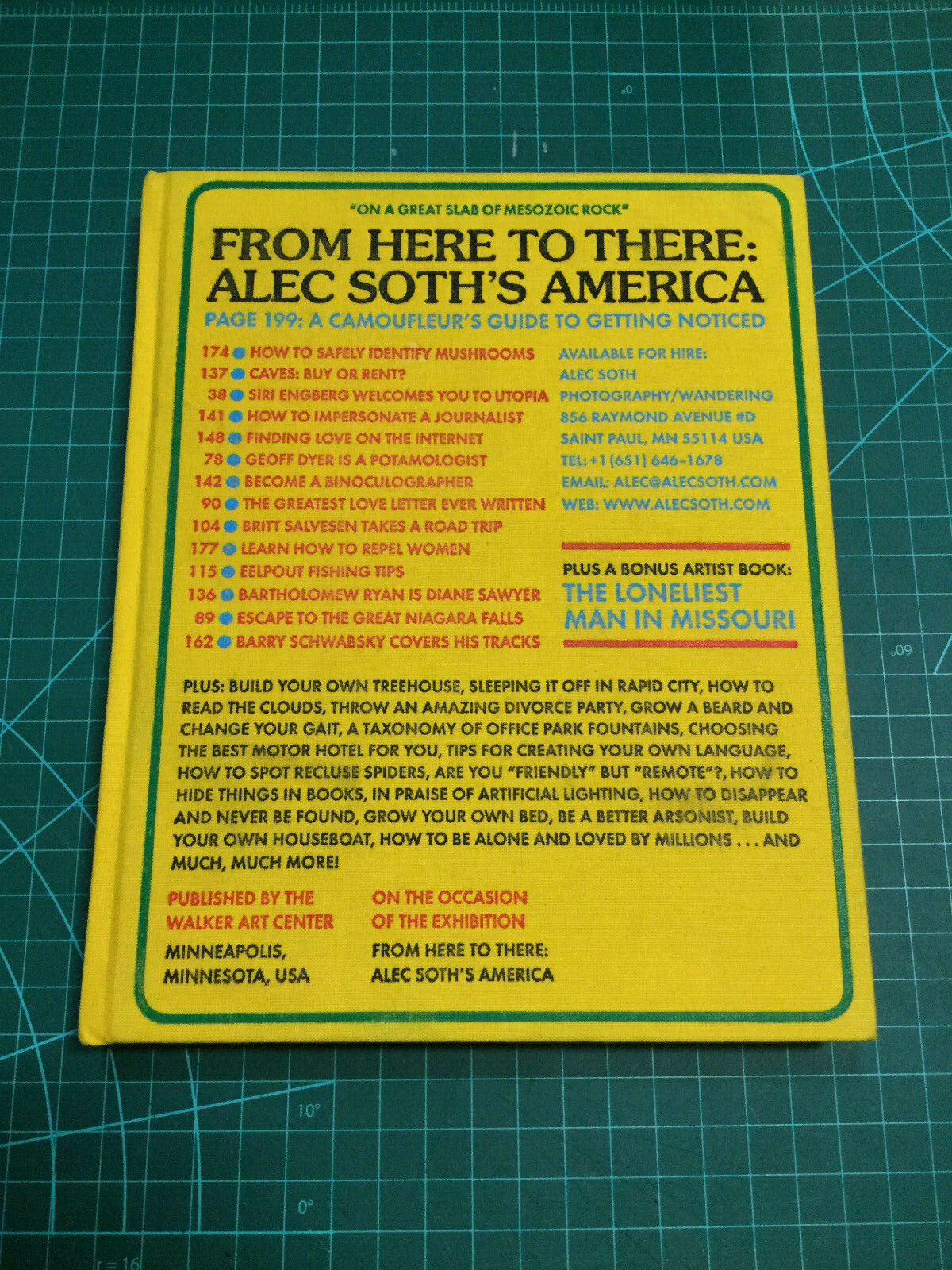 From Here to There Alec Soths America bonus artist book first edition ...