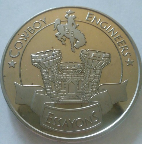 ARMY "COWBOY ENGINEERS" ESSAYONS Challenge Coin - OIF III 2005 ...