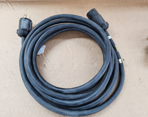 Lot of 2 EMC 038-003-438 10ft 30A 250V 10AWG NEMA L6-30 M to F ...