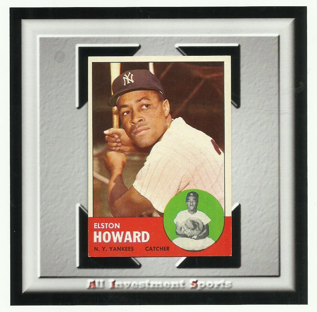 1963 Topps ELSTON HOWARD #60 NM **awesome baseball card for your set ...