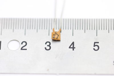 CERAMIC CAPACITOR 27pF C27 NOS ( New Old Stock ) 10PC CA57U1000+F131015 ...