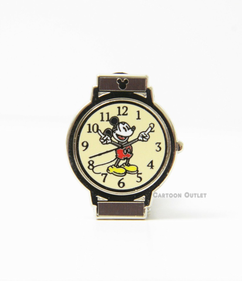 Disney Parks Mickey Mouse Stop Watch Clock Trading Pin Collectible ...