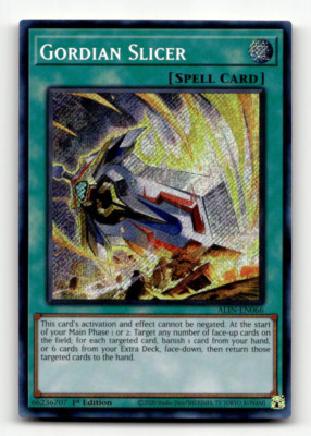 Yugioh Gordian Slicer ALIN-EN066 - Alliance Insight | eBay