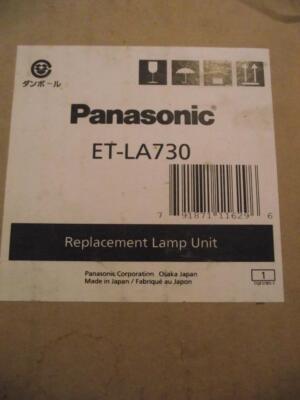 Panasonic ET-LA730 Lamp Unit for Panasonic Projectors, NEW 871131435746 ...