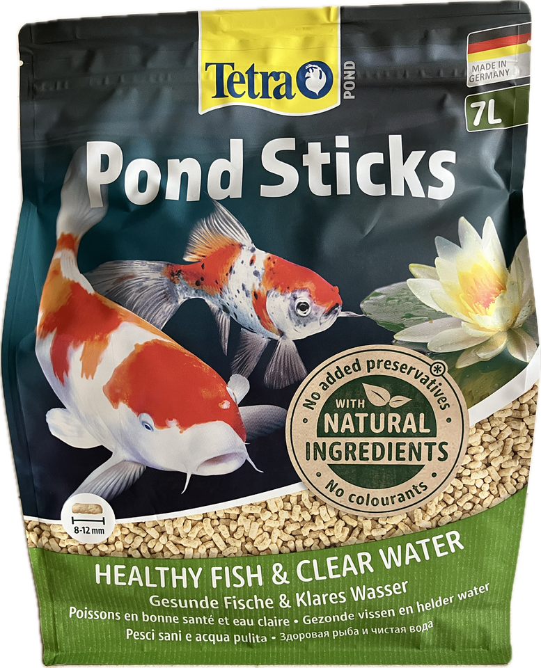 Tetra Pond Floating Fish Food Sticks Goldfish & Koi Stick Promote ...