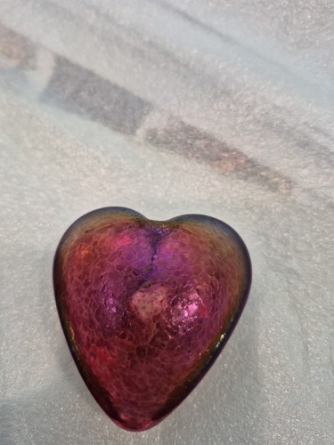 Robert Held Art Glass Red Heart Paperweight (A) | eBay