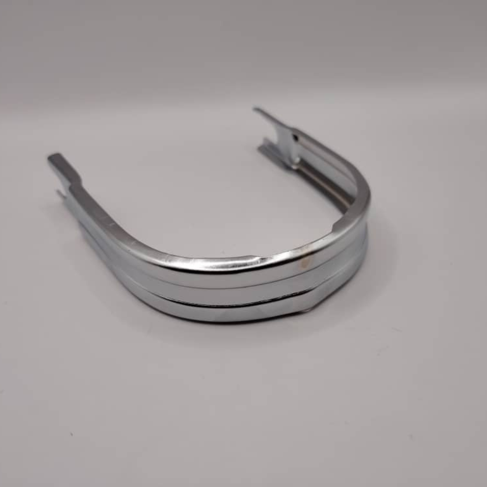 Leg Shield Clamp Strap Chrome For Honda C50 C65 C70 C90 C100 New Free ...