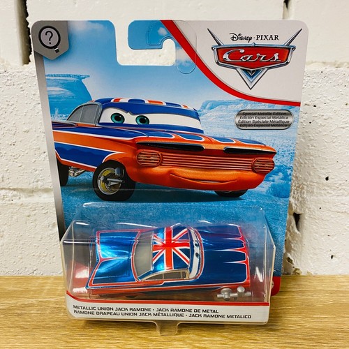 Union Jack Ramone Metallic Red Blue London Chase Disney Pixar Diecast ...