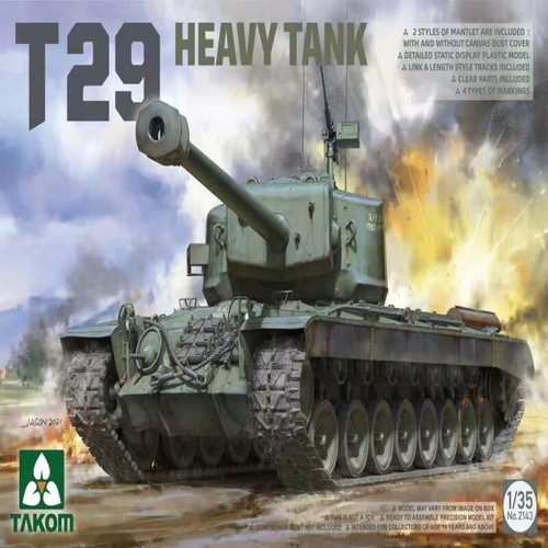 Takom 2143 1/35 Scale T29 Heavy Tank Model Kit | eBay