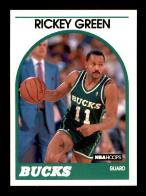 1989 Basketball Hoops Rickey Green Milwaukee Bucks #56 3 | eBay