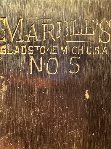 ANTIQUE MARBLE ARMS No 5 AXE HATCHET Head. Not Reproduction 1920s-1940s ...