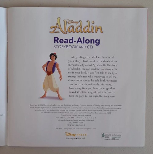 Disney Aladdin (Aladdin: Read-Along Storybook and CD), Disney Book ...