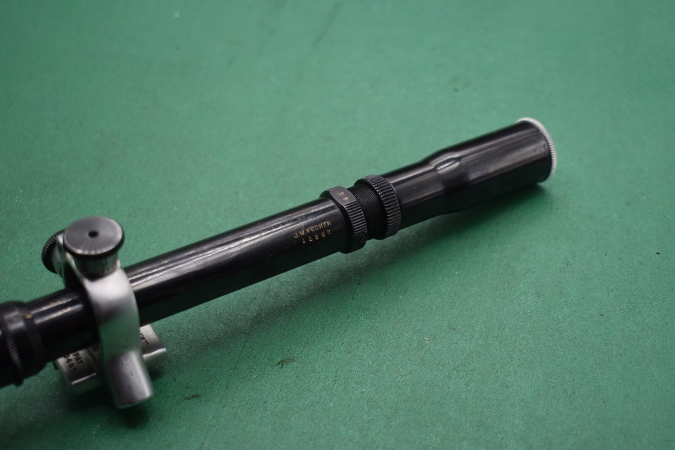 Vintage J. W. Fecker Rifle Scope 4.5x power w/ rings 16.5in oal | eBay