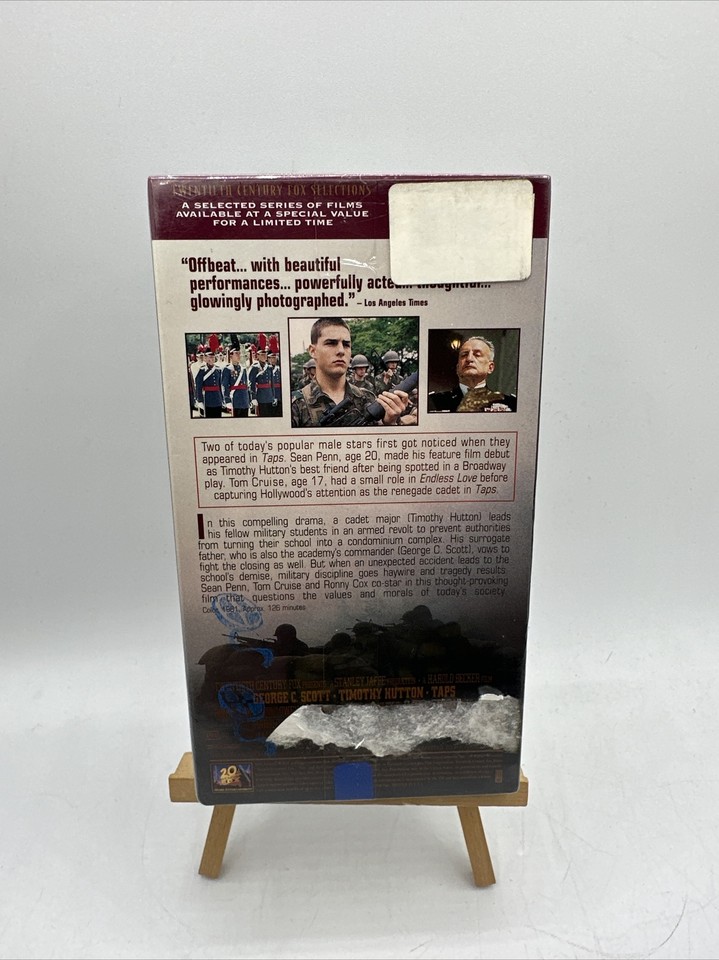 Taps (VHS, 1995) George C. Scott, Timothy Hutton, Sean Penn, Tom Cruise ...