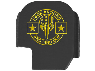 Sig Sauer P365 P365X Rear Slide Back Plate Cover NDZ Skull Gold ...