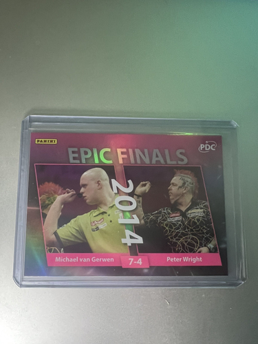 MVG V Peter Wright - Epic Finals 01/80 - Panini PDC WDC (Epic-11) | eBay UK