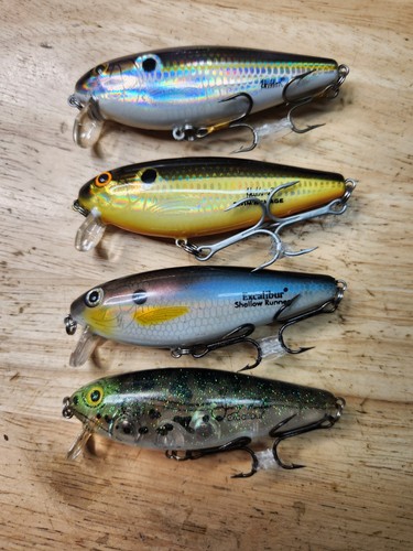 4 Excalibur Bill Dance Swim'N Image Lures Jimmy Houston | eBay