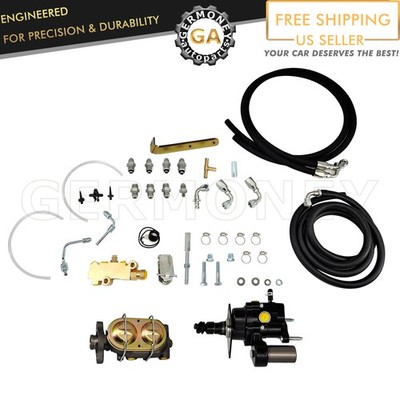 Brake Booster Master Disc Disc Hose Kit Universal Hydro booster Power ...
