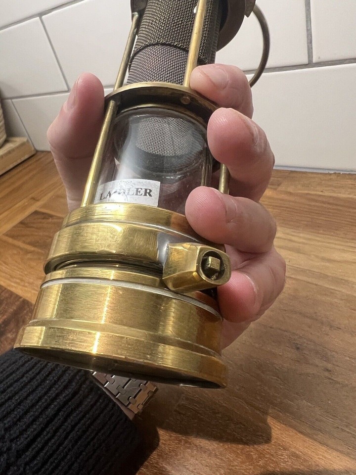 Laidler Durham Brass Miners Lamp - Mining (B) | eBay