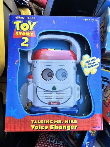 NIB DISNEY PIXAR TOY STORY 2 TALKING MR. MIKE VOICE CHANGER PLAYSKOOL ...