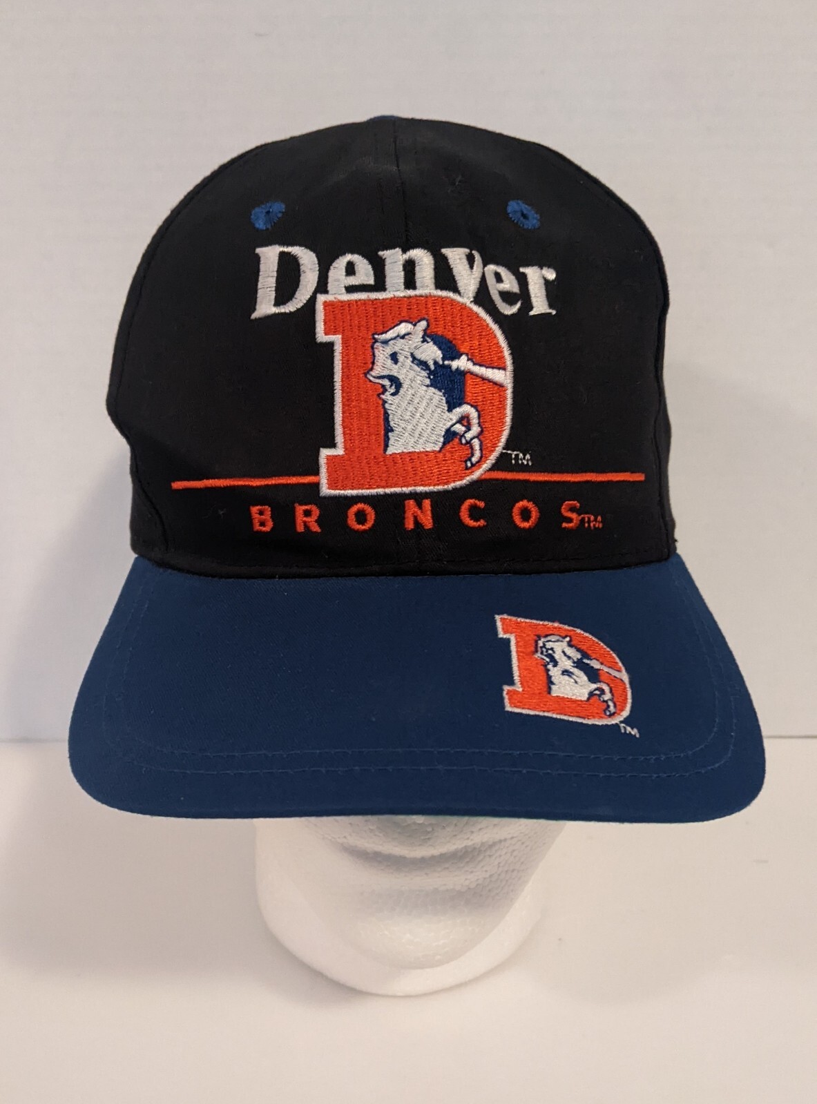 Vintage Denver Broncos NFL Sports Eastport 1990s Hat Cap Snapback NWT ...