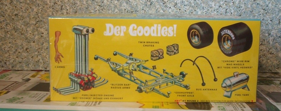 Der Beetle Bus VW 1:25 scale AMT Retro Deluxe Round 2 Models Kit Sealed ...