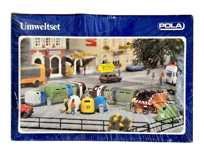 POLA-HO-Recycling Station (Environmental Set) 463 NEW Model Train House ...