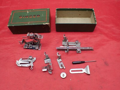 Vintage Singer Attachments w/ Box #6 | eBay