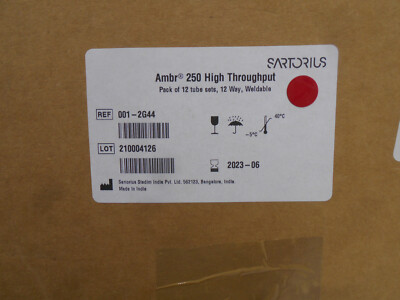 SARTORIUS Part number 001-2G44 Irradiated Tube Sets 12/Box | eBay
