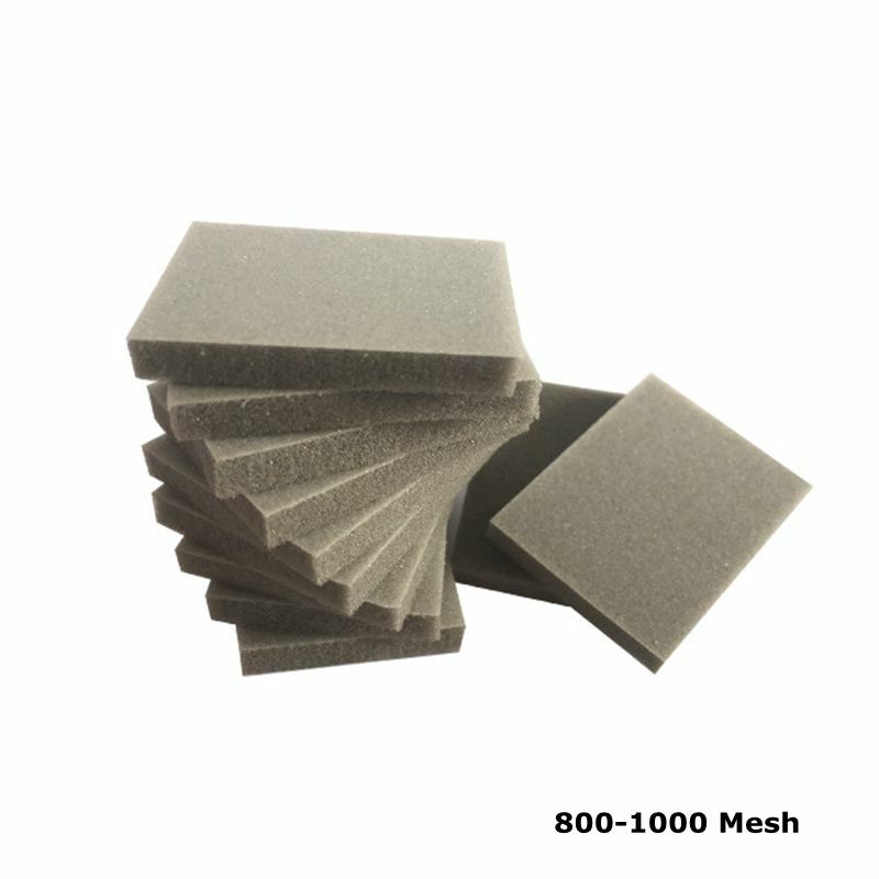 10Pcs Wet Dry Bodywork Foam Sanding Block Fine Coarse Grit Sandpaper ...